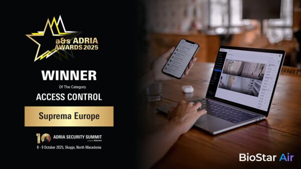Suprema Access Control Award | Security.World